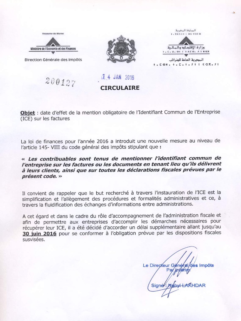 Note Circulaire | PDF