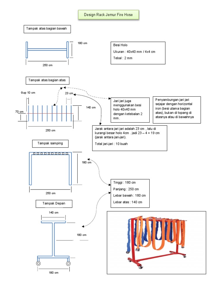 Design Rack Jemur Fire Hose | PDF