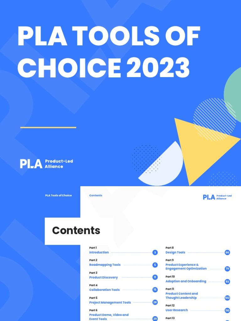 PLA Tools of Choice 2023 | Descargar gratis PDF | Cloud Computing ...