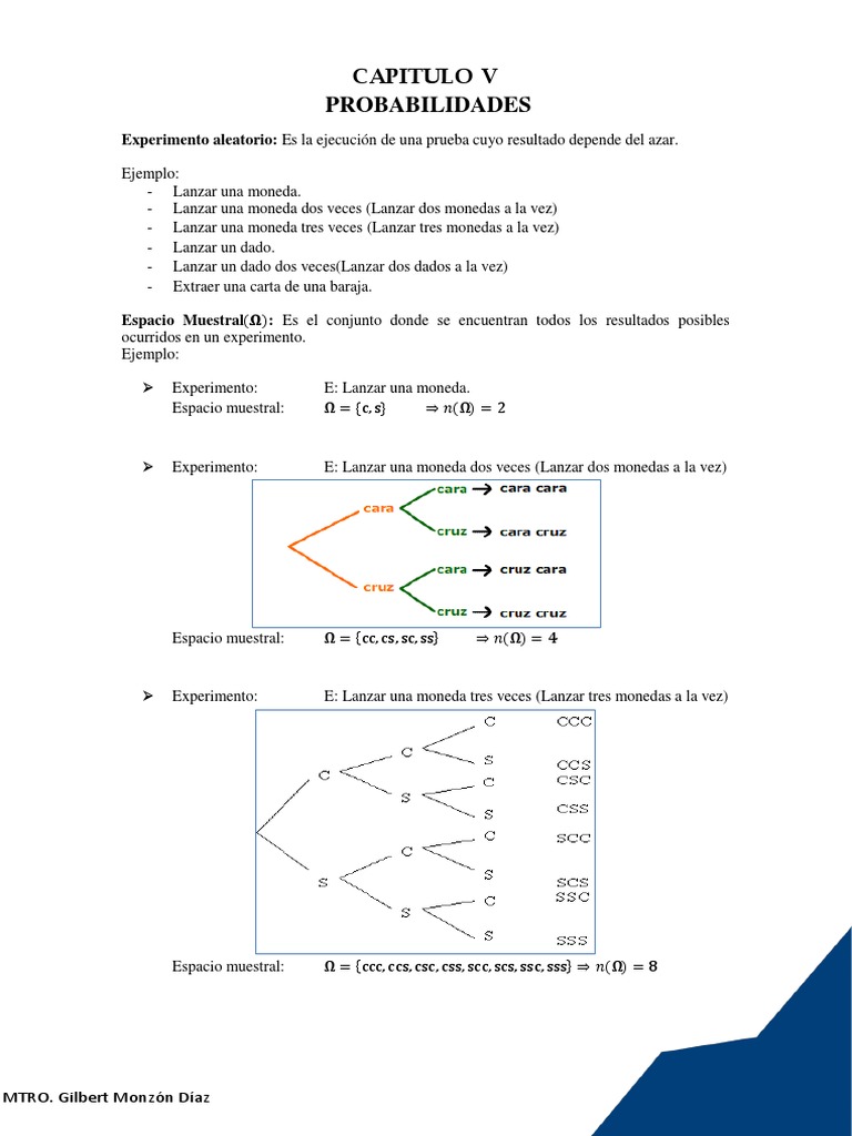 Probabilidades | Descargar gratis PDF | Probabilidad | Probabilidades y estadísticas