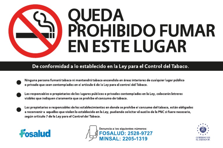 Rotulo Prohibido Fumar | PDF