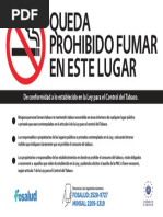 Prohibido Fumar en Esta Area | PDF