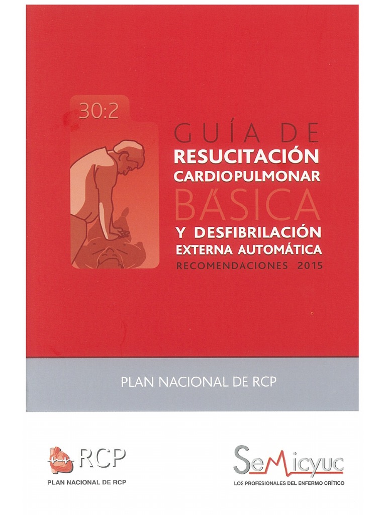 Guía de Resucitación Cardiopulmonar Básica y Desfibrilación Externa ...