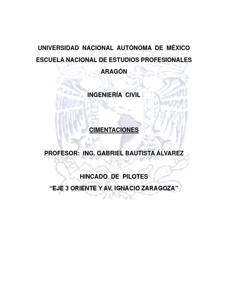 23.-Cimentaciones Profundas (Pilotes) | PDF | Hormigón | Fundación ...