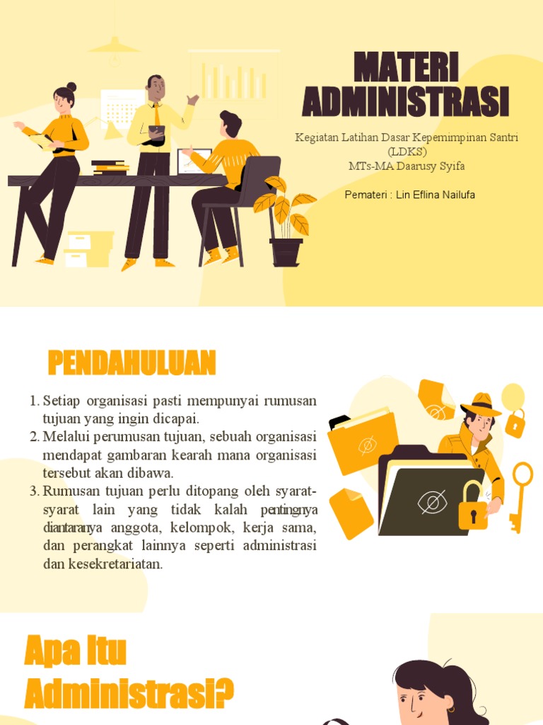 Materi Administrasi | PDF