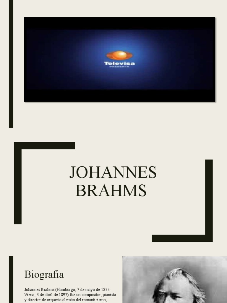 Johannes Brahms | PDF | Johannes Brahms | Composiciones para orquesta
