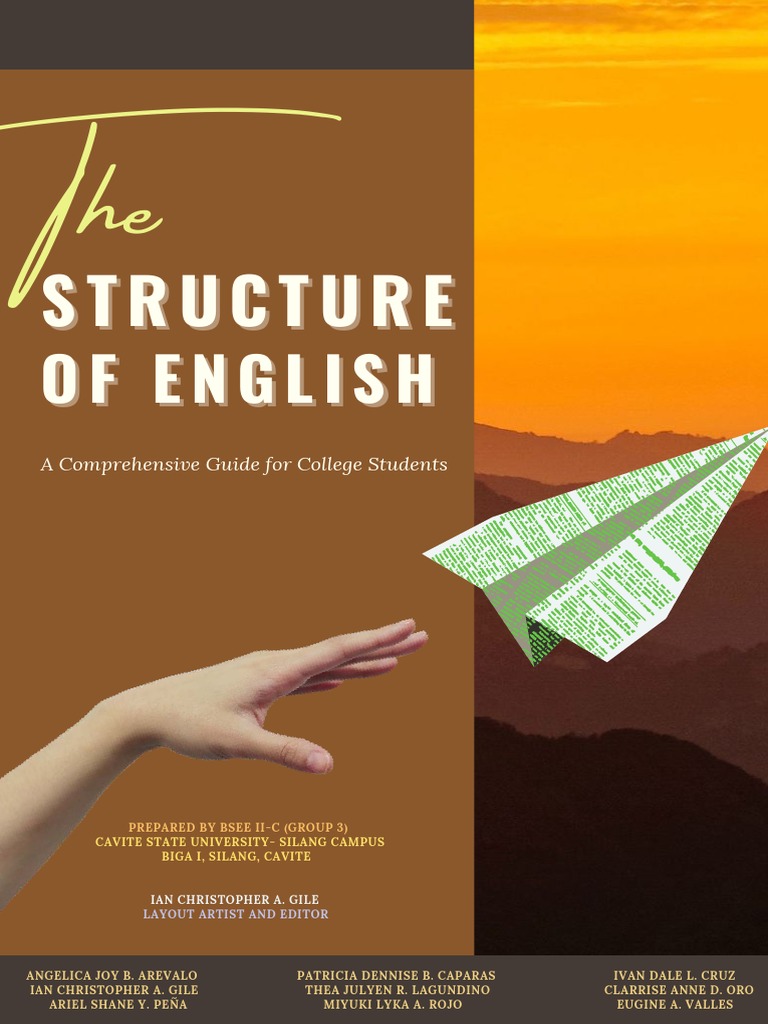 Group 3 Structure of English Module | PDF | Part Of Speech | Word