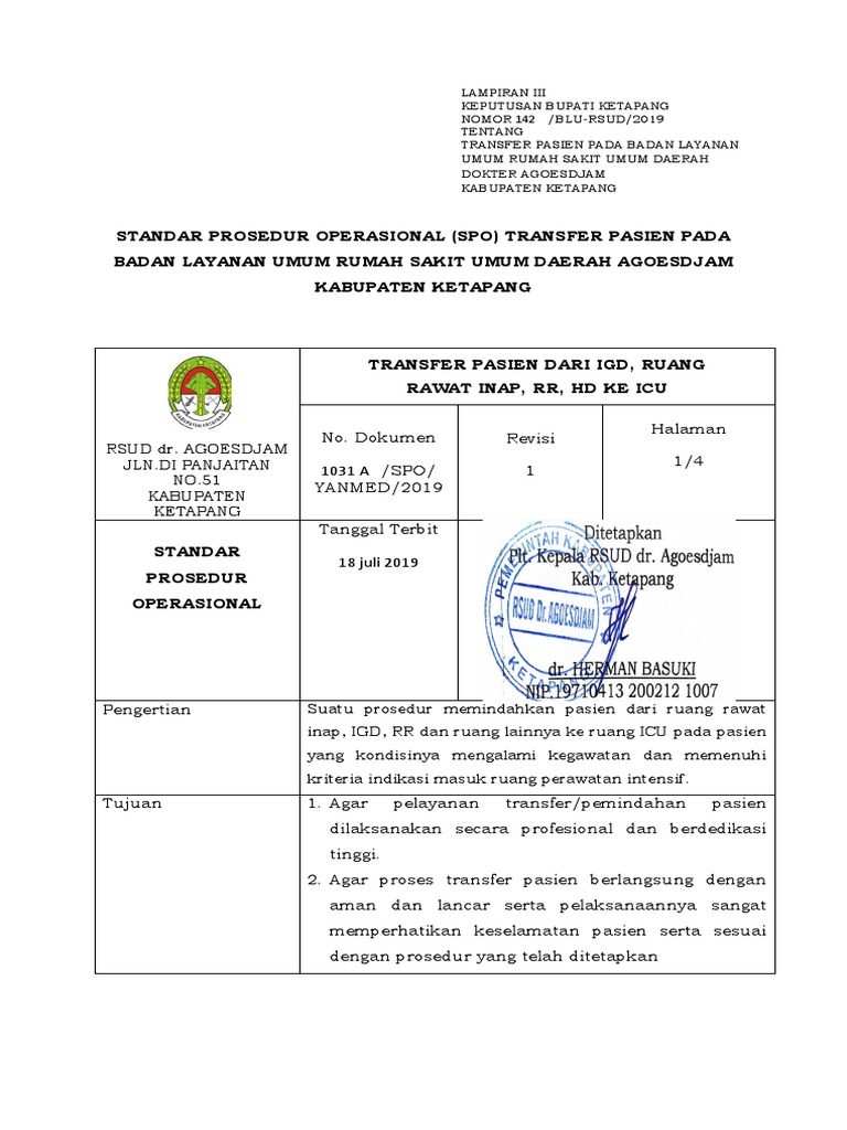 SPO Transfer Baru Edit | PDF