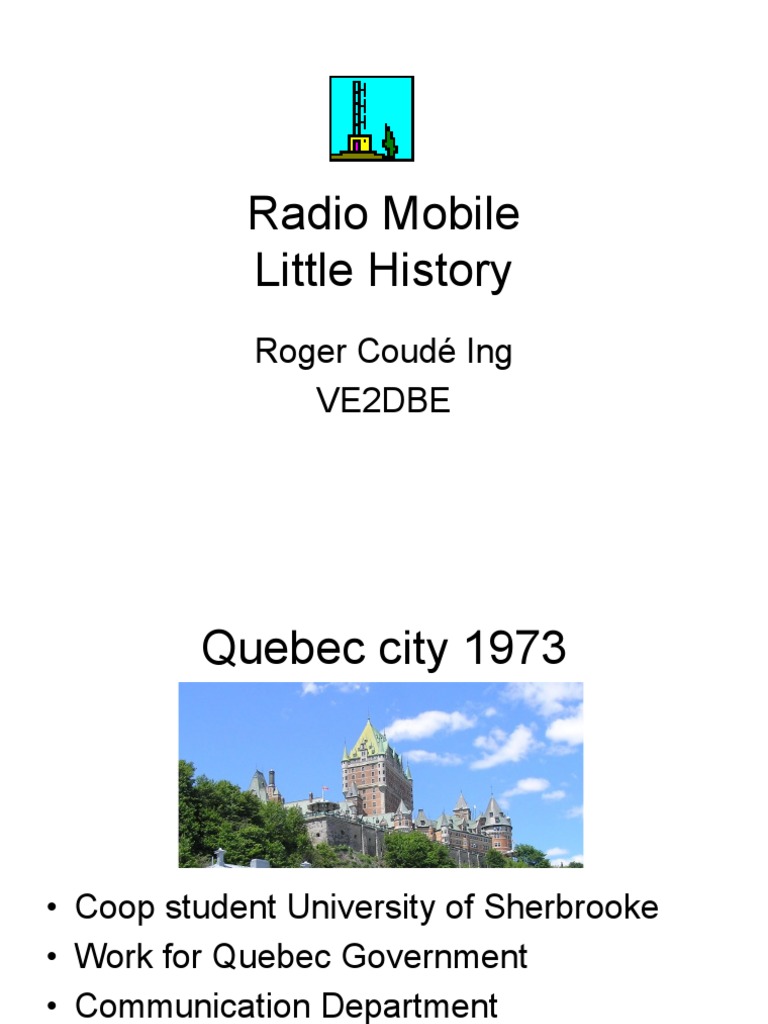 Radio Mobile History | PDF | Information And Communications Technology ...