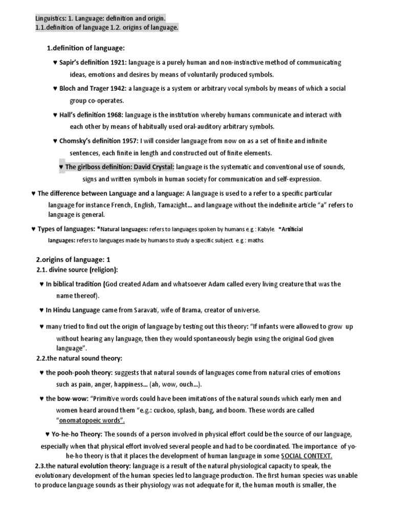 Linguistics for Language Enthusiasts | PDF | Communication | Origin Of ...