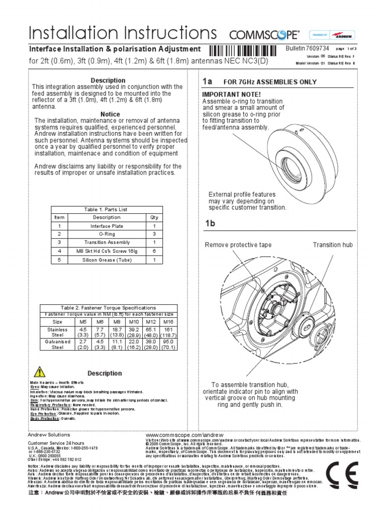 VINTA Assembly Instruction (Single Polarity) | PDF | Manufactured Goods