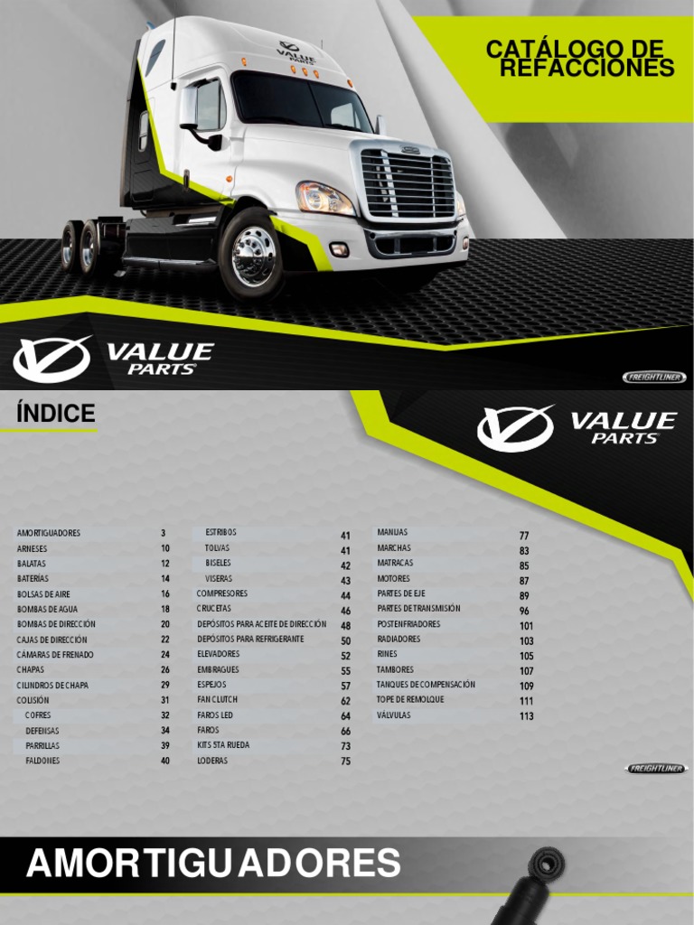 ValueParts 16pags | PDF | Bienes manufacturados | Industria automotriz