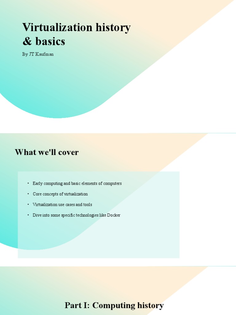History And Basics Of Virtualization Pdf Virtualization Virtual Machine