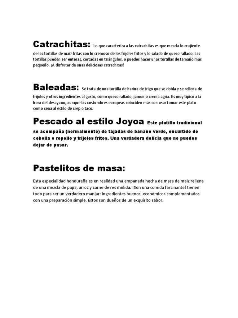 Catrachitas | PDF