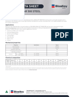 Aps Bisalloy 80 Datasheet | PDF | Steel | Structural Steel