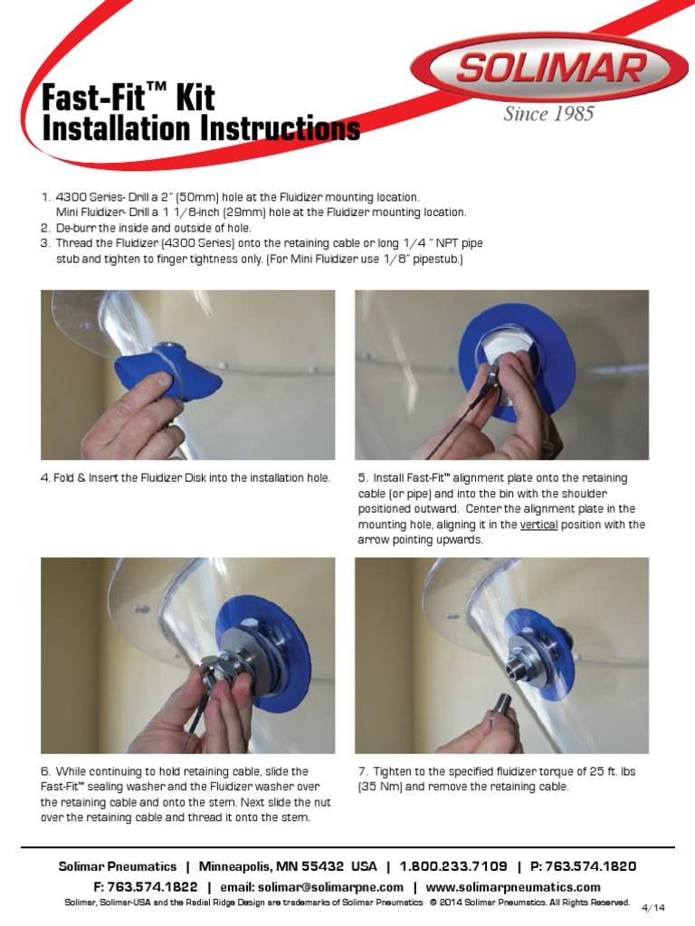 Fast Fit Installation Instructions | PDF | Home & Garden | Technology ...
