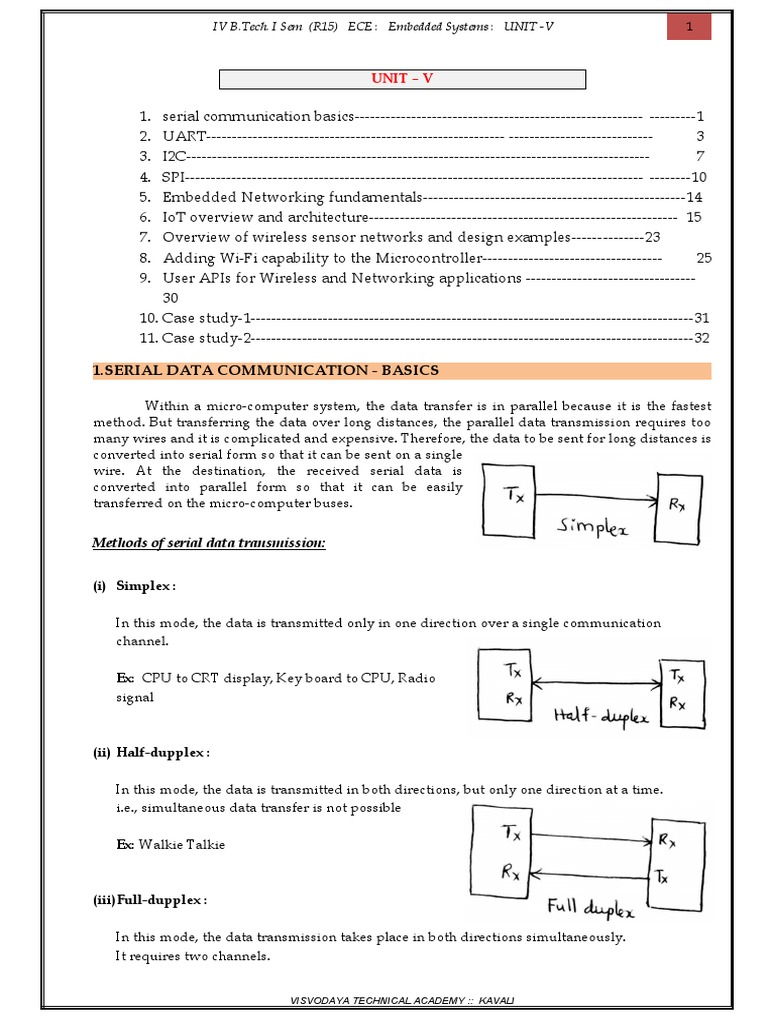 Es Notes Unit 5 | PDF | Internet Of Things | Computer Network Es Notes Unit 5 | PDF | Internet Of Things | Computer Network