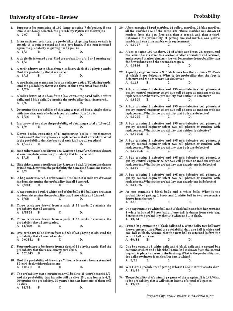 MSTE Module 4 | PDF | Probability | Probability And Statistics