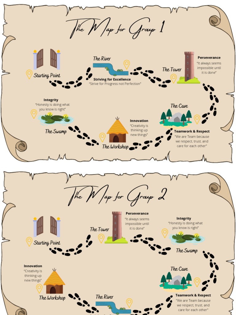 MSHS SPIRIT Getaway Map | PDF | Cognition | Psychological Concepts