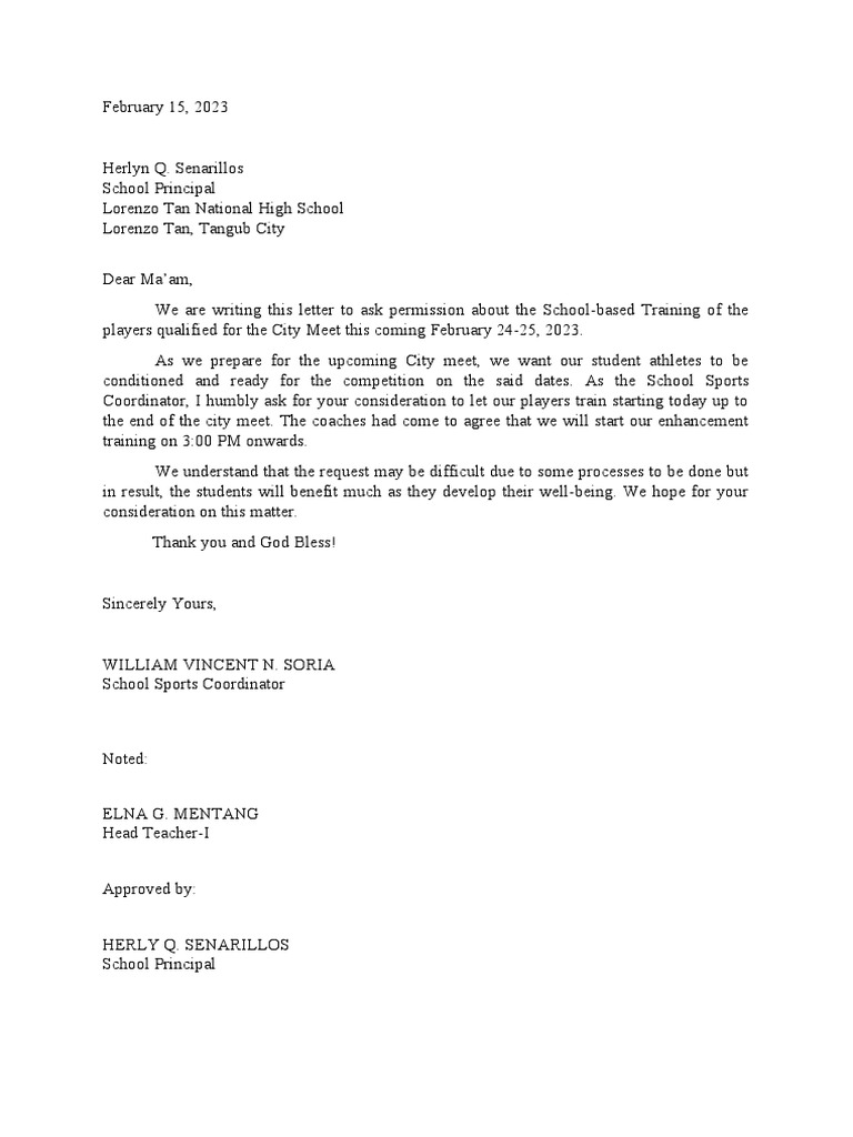 Letter of Request | PDF