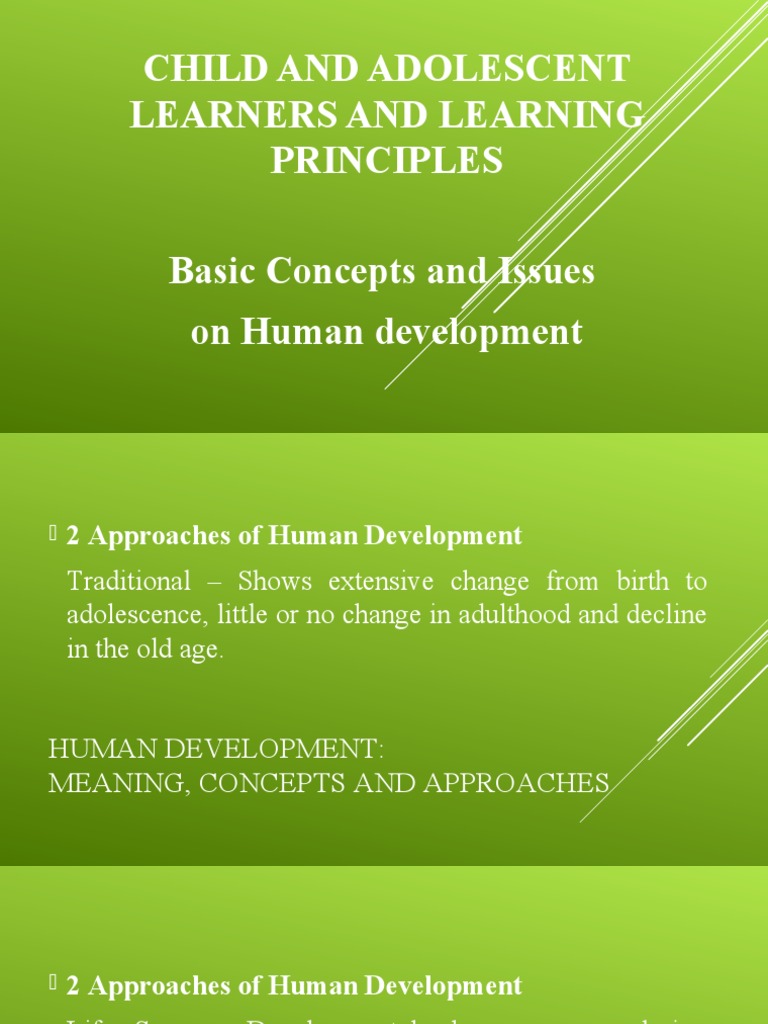 2 Unit II Child and Adolescent Learners and Learning Principles | PDF ...