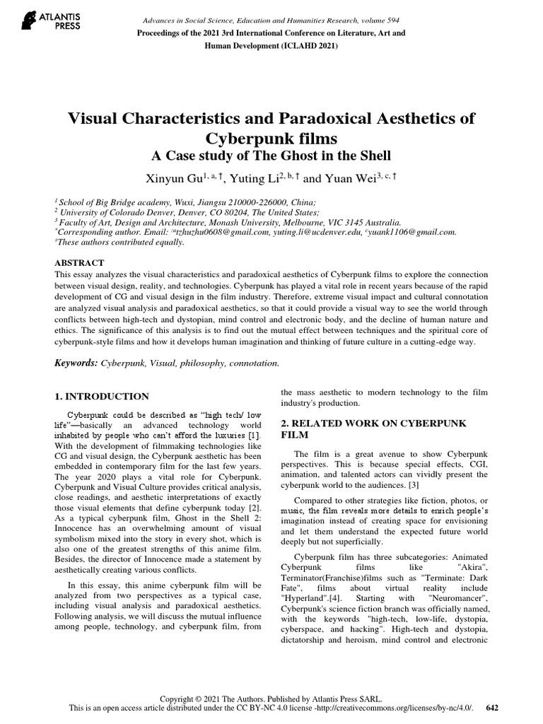 A Case Study of The Ghost in The Shell | PDF | Cyborg | Reality