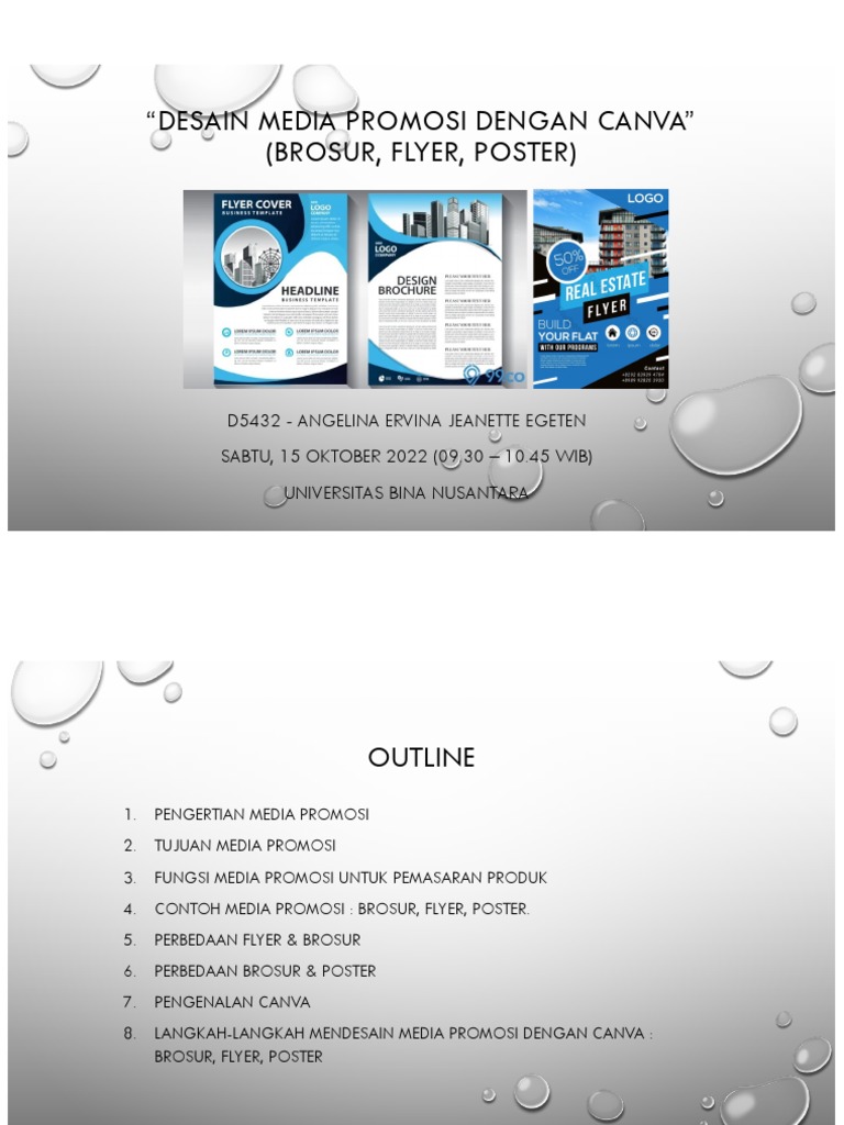 Material - Desain Media Promosi Dengan Canva - D5432 | PDF