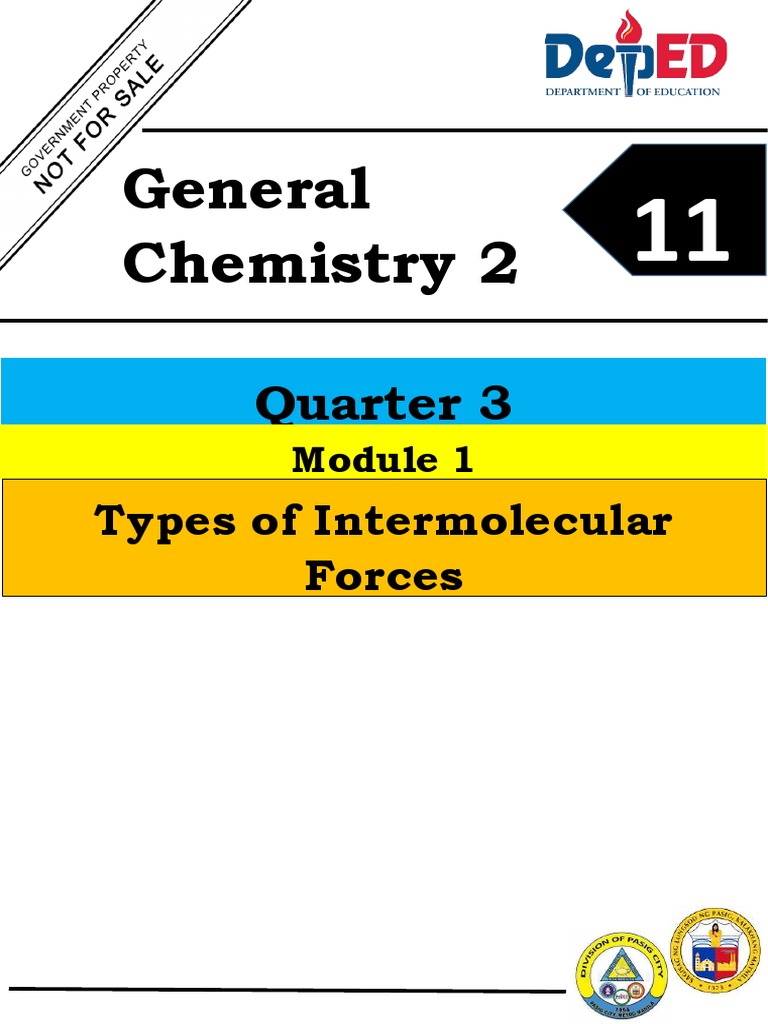 Module 1 | PDF | Intermolecular Force | Ion