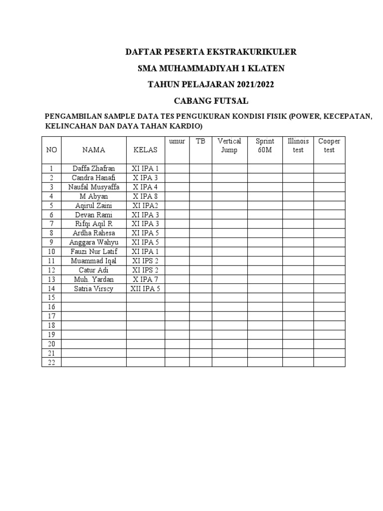 Form Pengambilan Data Penelitian | PDF Form Pengambilan Data Penelitian | PDF