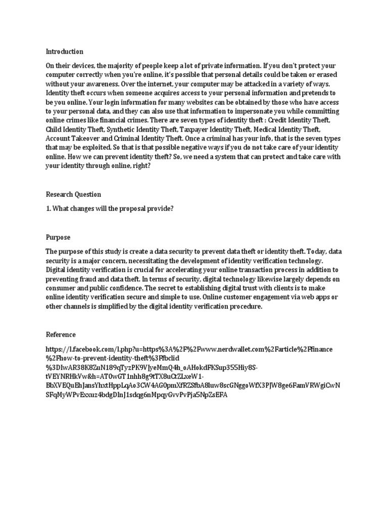 Project Proposal | PDF