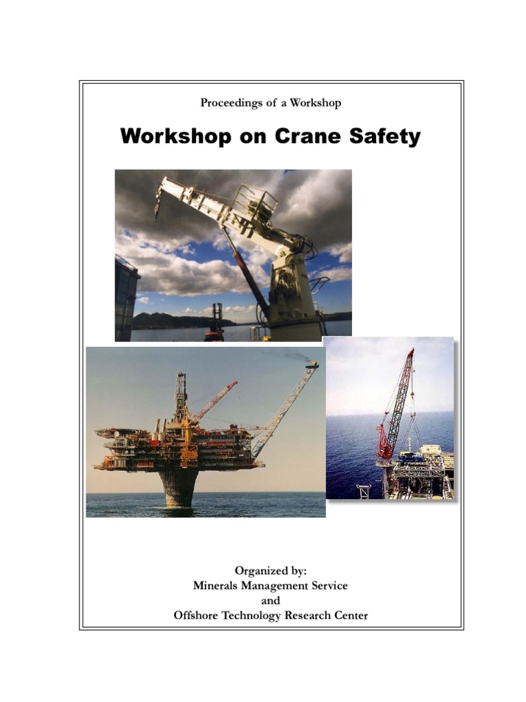 Safety - Crane-Safety-Workshop-Iimp | Download Free PDF | Crane (Machine) | Elevator