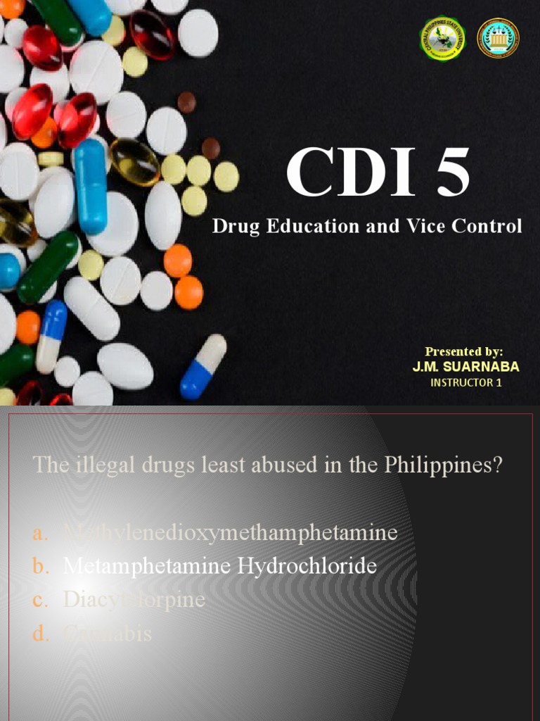 Cdi 5 Presentation | PDF | Illegal Drug Trade | Recreational Drug Use