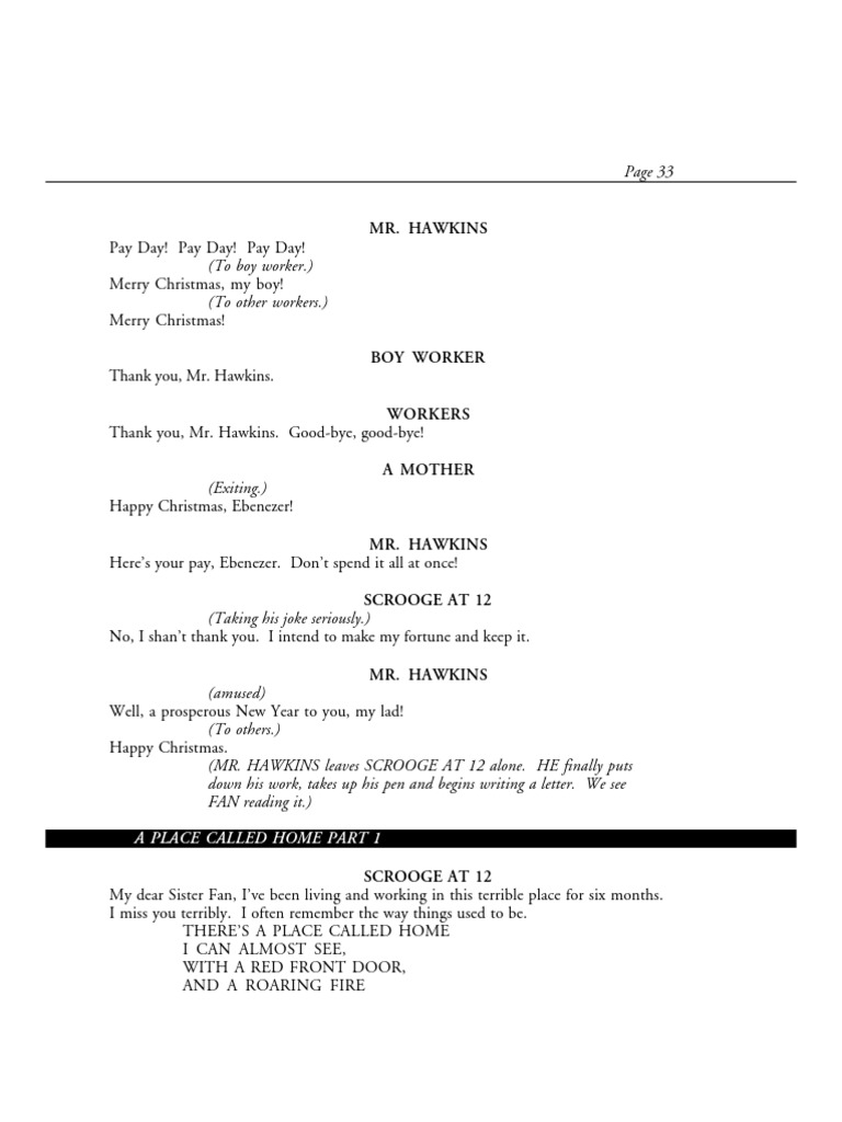 Scrooge at 12 Scene | PDF | Ebenezer Scrooge