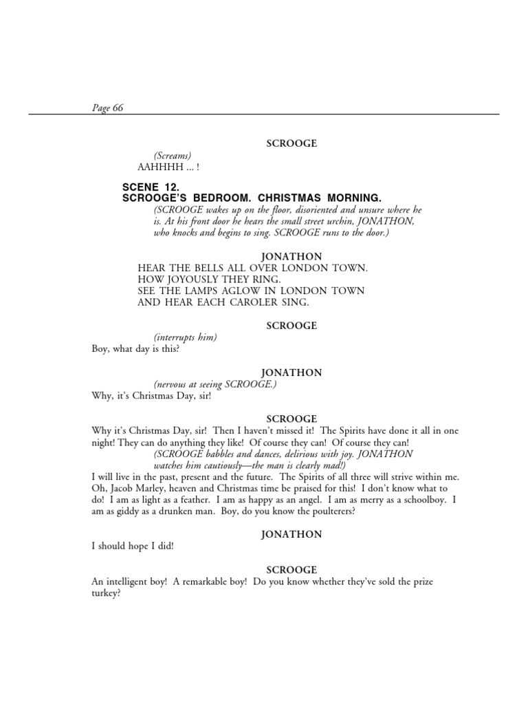 Jonathon Scene | PDF | Ebenezer Scrooge