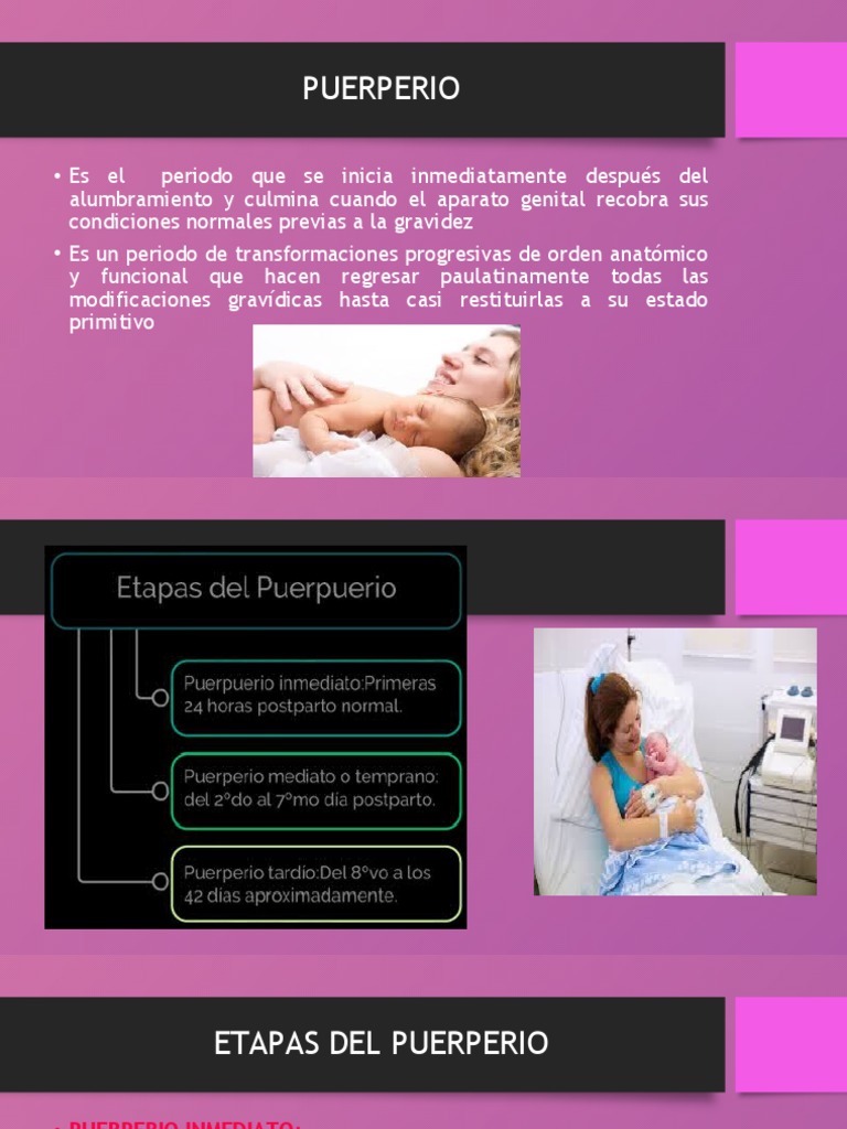 Cuidados De Enfermeria En El Puerperio Pdf Periodo Posparto Parto