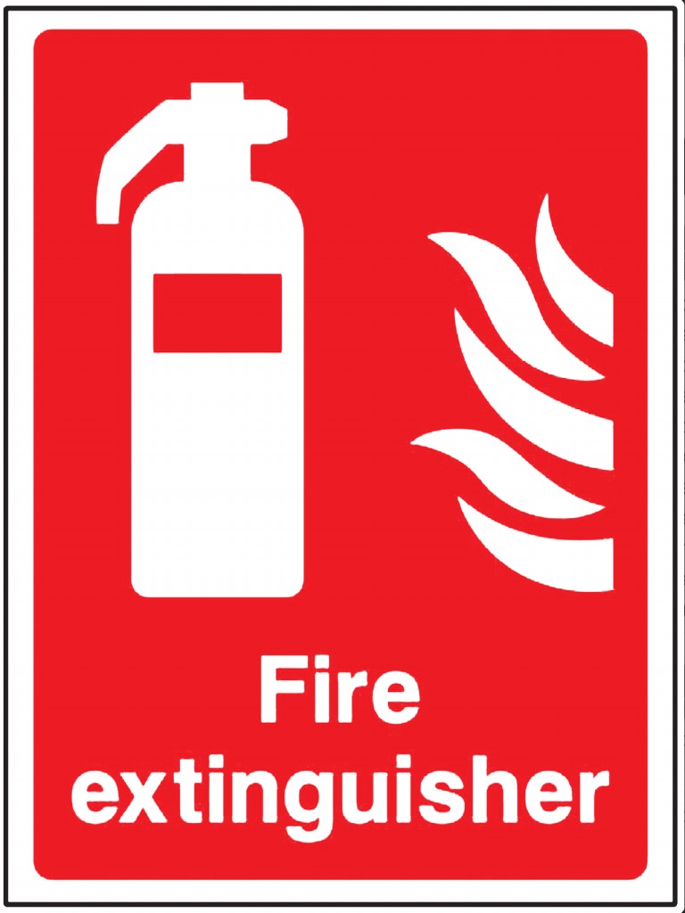 Fire Extinguisher - Signage 300x420 | PDF