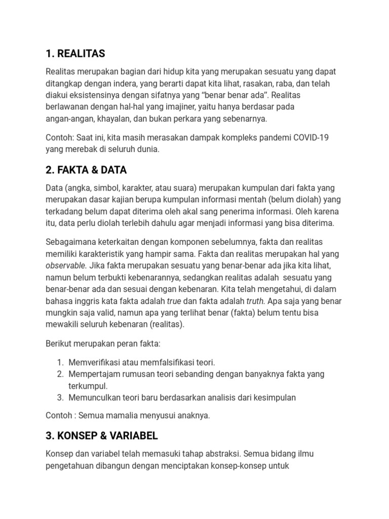 IstilaH Filsafat | PDF | Sains & Matematika