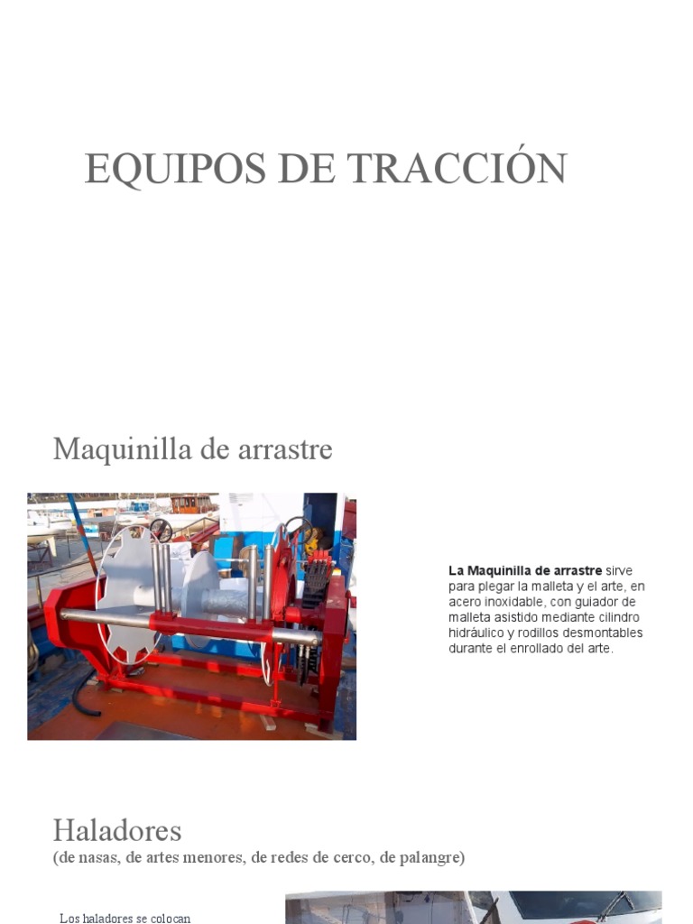 equipos mecanicos- equipos de traccion | PDF