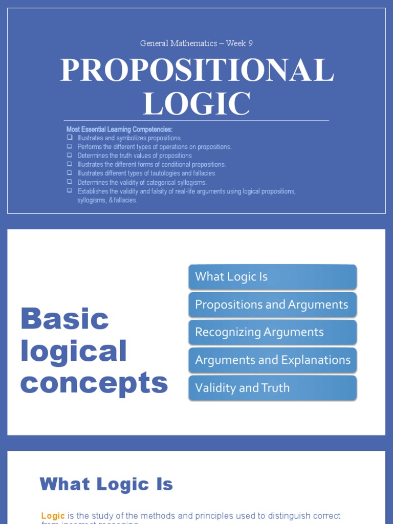 Propositional Logic Review | PDF
