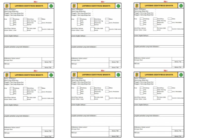 Hazard Card HSM | PDF