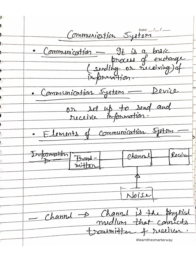 Communication System Notes Oct 19, 2022 12-48 PM | PDF