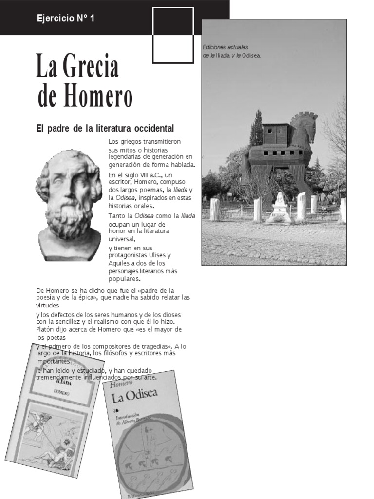 Iliada y Odisea | PDF | Homero | Odiseo