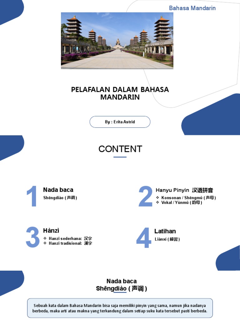 Pelafalan Dalam Bahasa Mandarin | PDF