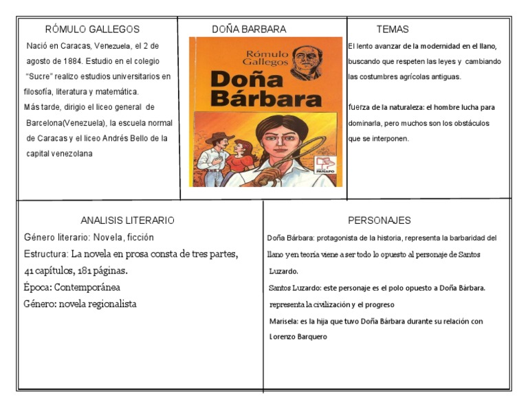 Doña Barbara 1 | PDF | Ficción general