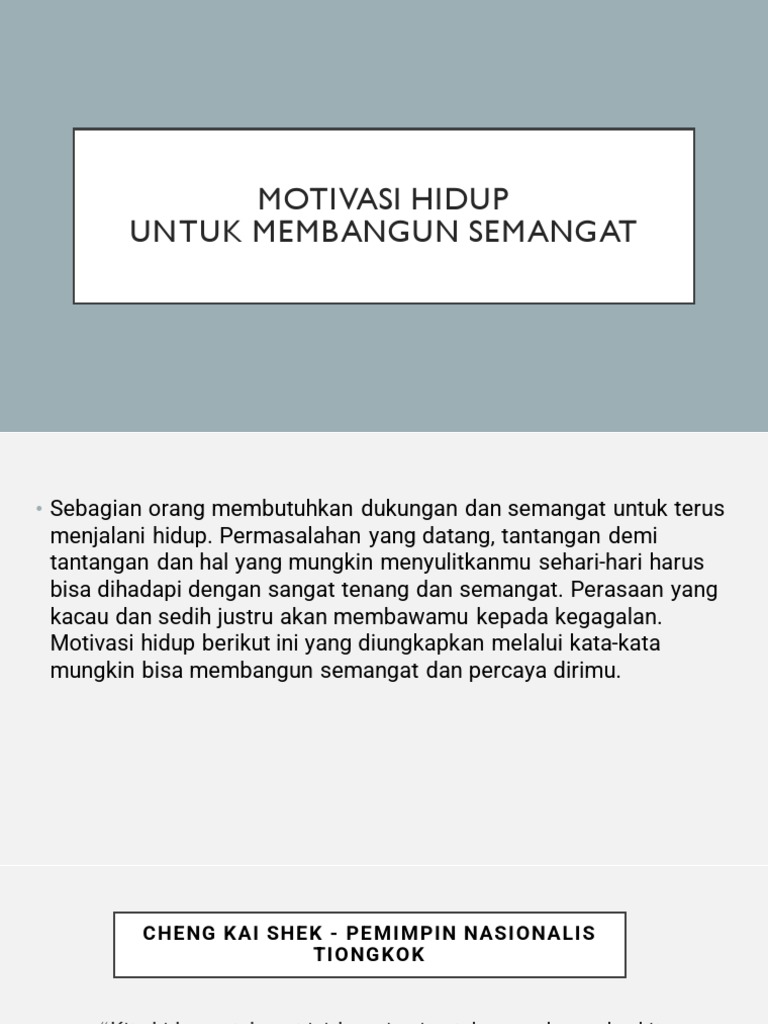 MOTIVASI | PDF