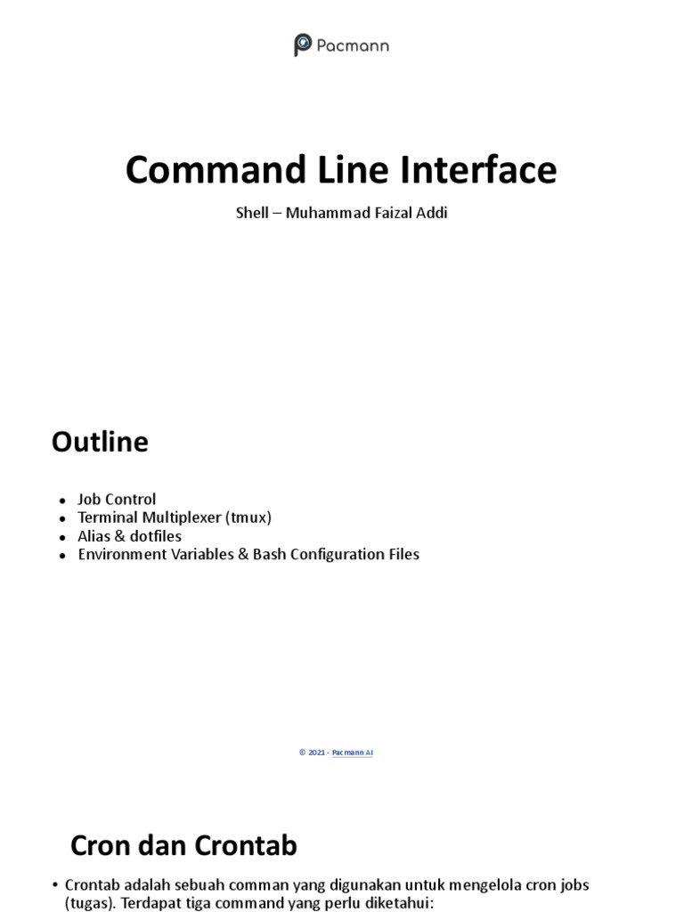 04 Command Line Interface | PDF