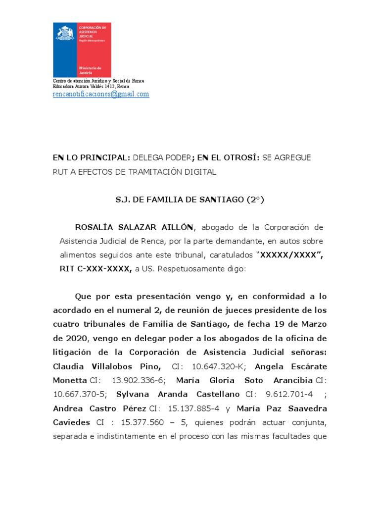 Modelo Delega Poder 2° JFS | PDF