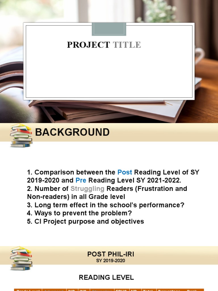 Improving Reading Levels Through Targeted Interventions | PDF | Reading ...