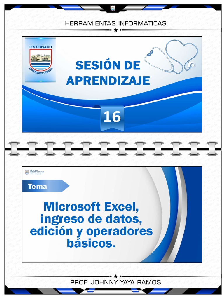 S16 Excel Tipos De Datos Operadores Pdf Microsoft Excel 2158