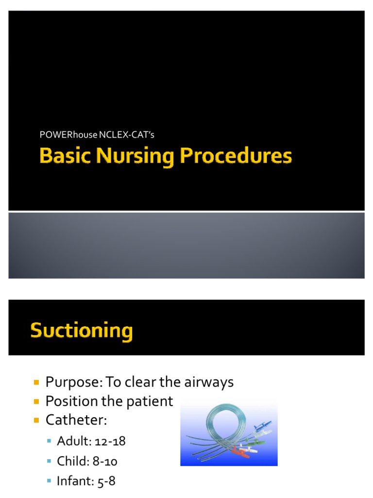 Basic Nursing Procedures | PDF